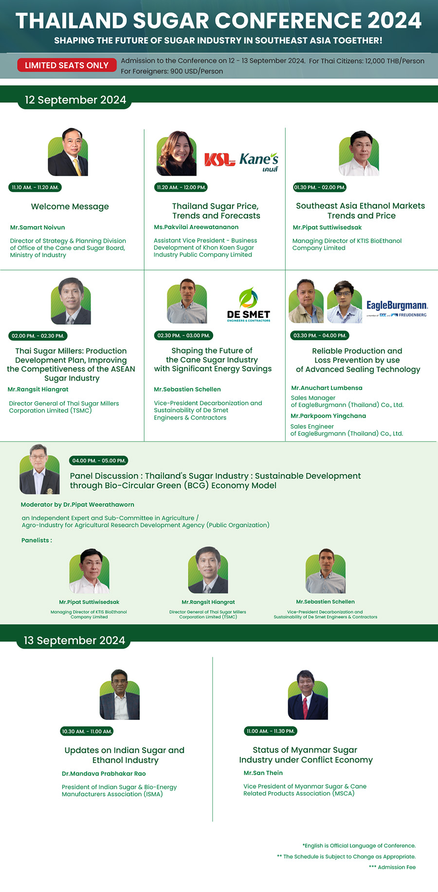 Conference Programme - Sugar Conference